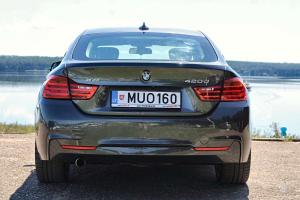 Grey BMW 420 Gran Coupe 2014 in Kaunas, with an engine capacity of 2.00 L and mileage of 320 thousand km for 13500 €, photo 7 on AUTOMOTO.COM.LV