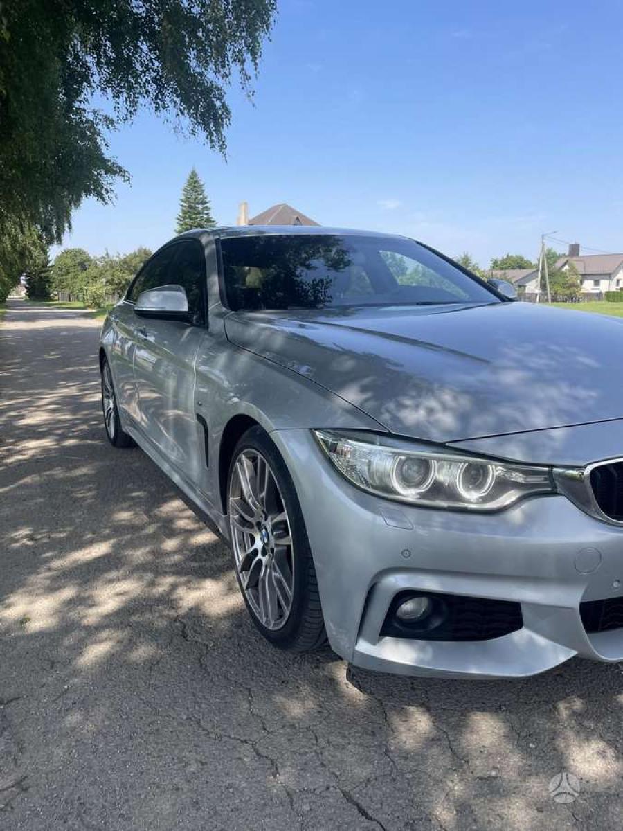 Pelēks BMW 420 Gran Coupe 2015 Raseiniai, ar dzinēja tilpumu 2.00 L un nobraukumu 380 tūkst. km par 12800 €, foto 4 vietnē AUTOMOTO.COM.LV