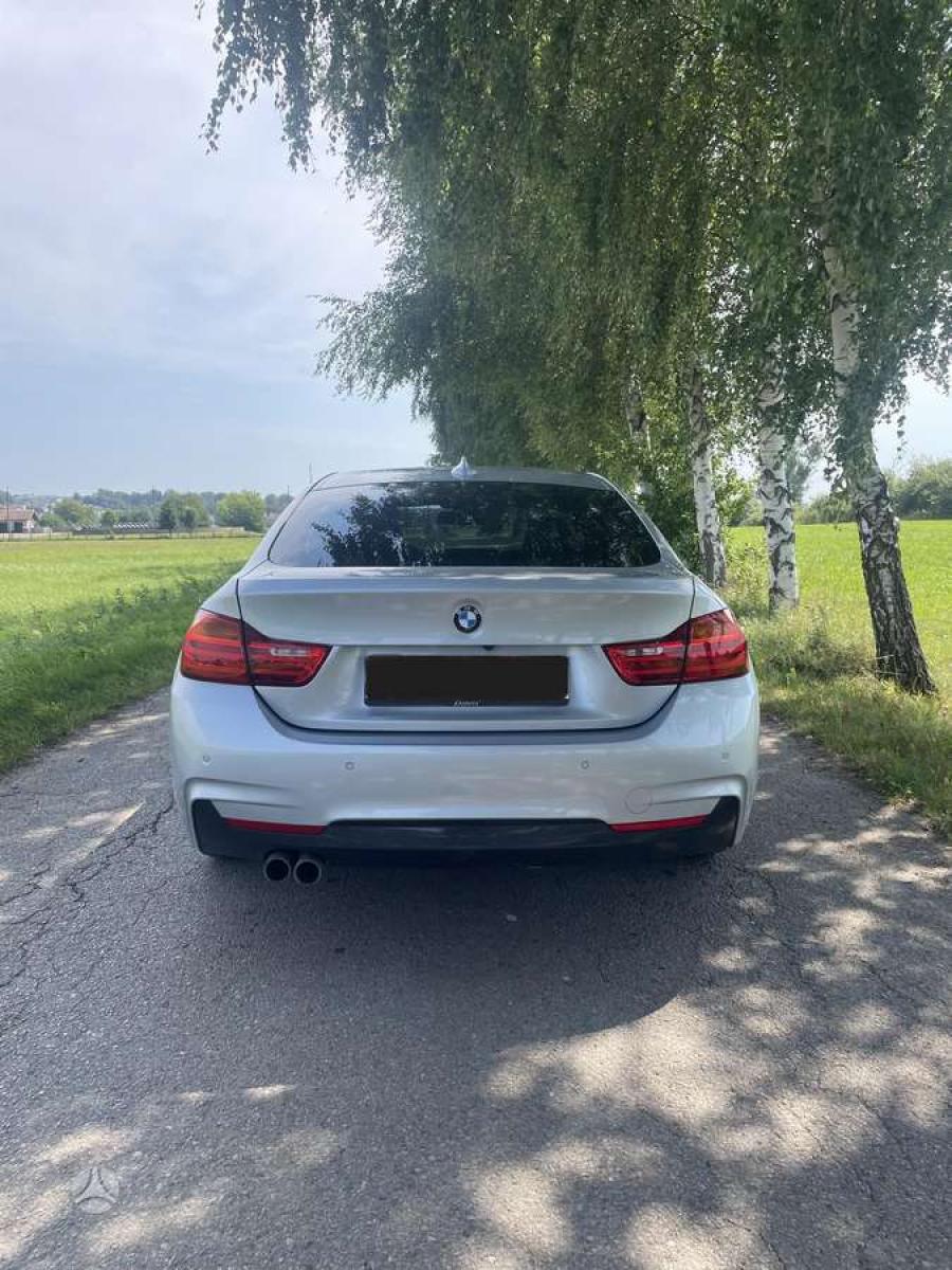 Pelēks BMW 420 Gran Coupe 2015 Raseiniai, ar dzinēja tilpumu 2.00 L un nobraukumu 380 tūkst. km par 12800 €, foto 6 vietnē AUTOMOTO.COM.LV