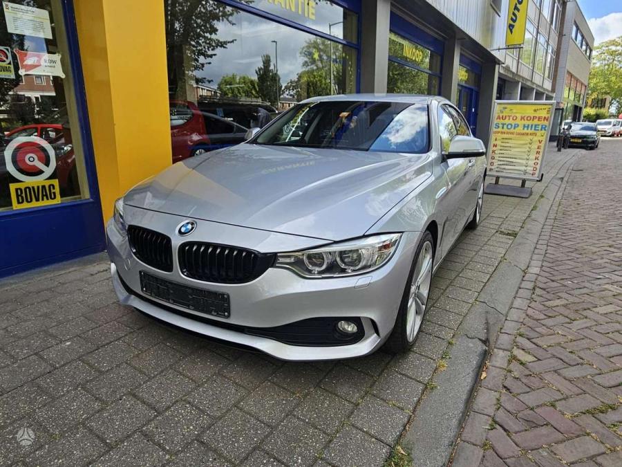 Grey BMW 420 Gran Coupe 2016 in Kaunas, with an engine capacity of 2.00 L and mileage of 300 thousand km for 12750 €, photo 4 on AUTOMOTO.COM.LV