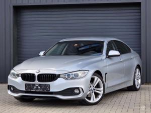 Grey BMW 420 Gran Coupe 2016 in Kaunas, with an engine capacity of 2.00 L and mileage of 300 thousand km for 12750 €, photo  on AUTOMOTO.COM.LV