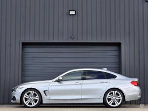 Grey BMW 420 Gran Coupe 2016 in Kaunas, with an engine capacity of 2.00 L and mileage of 300 thousand km for 12750 €, photo 3 on AUTOMOTO.COM.LV