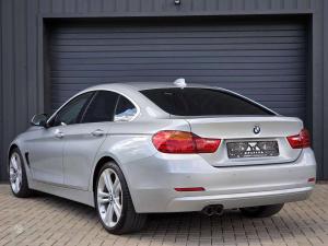 Grey BMW 420 Gran Coupe 2016 in Kaunas, with an engine capacity of 2.00 L and mileage of 300 thousand km for 12750 €, photo 4 on AUTOMOTO.COM.LV