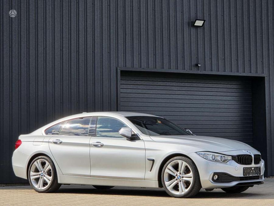 Grey BMW 420 Gran Coupe 2016 in Kaunas, with an engine capacity of 2.00 L and mileage of 300 thousand km for 12750 €, photo 7 on AUTOMOTO.COM.LV
