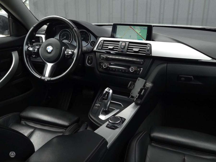 Grey BMW 420 Gran Coupe 2016 in Kaunas, with an engine capacity of 2.00 L and mileage of 300 thousand km for 12750 €, photo 18 on AUTOMOTO.COM.LV
