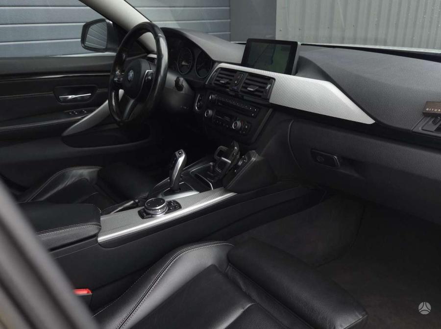 Pelēks BMW 420 Gran Coupe 2016 Kauņa, ar dzinēja tilpumu 2.00 L un nobraukumu 300 tūkst. km par 12750 €, foto 9 vietnē AUTOMOTO.COM.LV