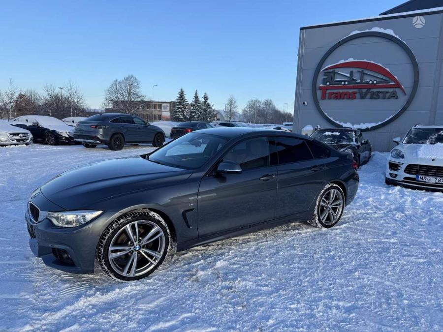 Grey BMW 420 Gran Coupe 2017 in Telschi, with an engine capacity of 2.00 L and mileage of 268 thousand km for 14999 €, photo 3 on AUTOMOTO.COM.LV