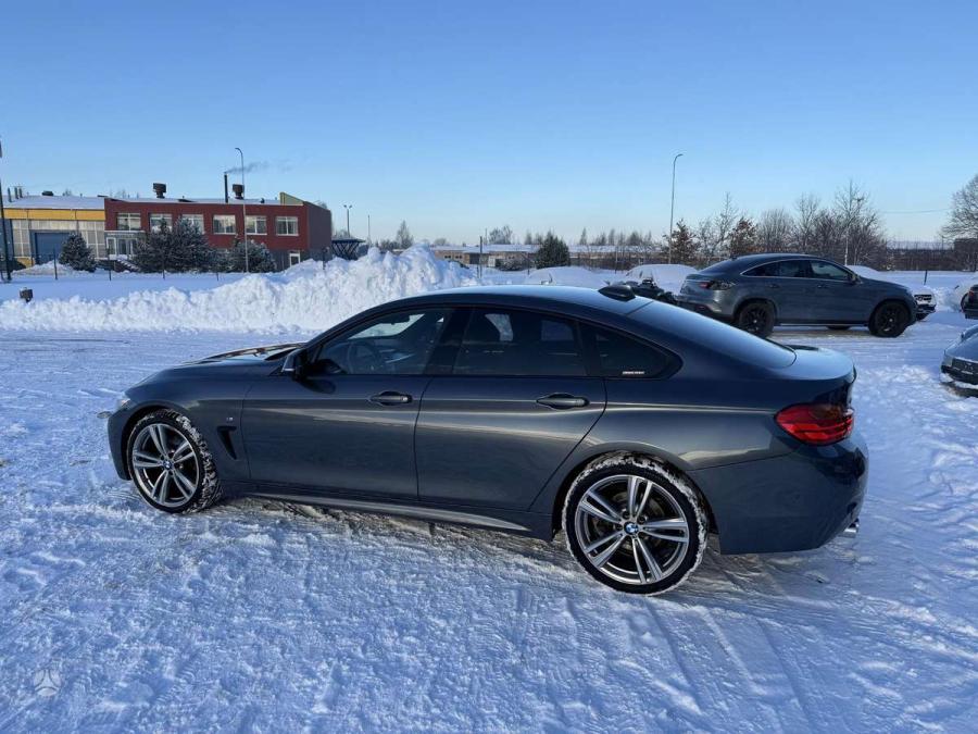 Grey BMW 420 Gran Coupe 2017 in Telschi, with an engine capacity of 2.00 L and mileage of 268 thousand km for 14999 €, photo 4 on AUTOMOTO.COM.LV