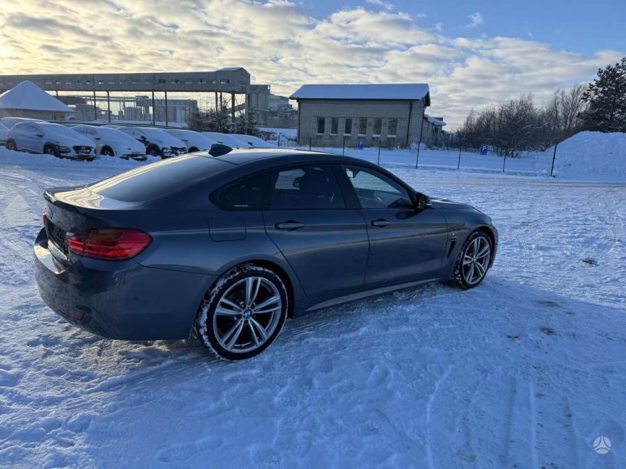 Grey BMW 420 Gran Coupe 2017 in Telschi, with an engine capacity of 2.00 L and mileage of 268 thousand km for 14999 €, photo 8 on AUTOMOTO.COM.LV
