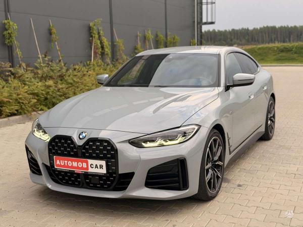 Grey BMW 420 Gran Coupe 2022 in Vilnius, with an engine capacity of 2.00 L and mileage of 61 thousand km for 39500 €, photo 1 on AUTOMOTO.COM.LV
