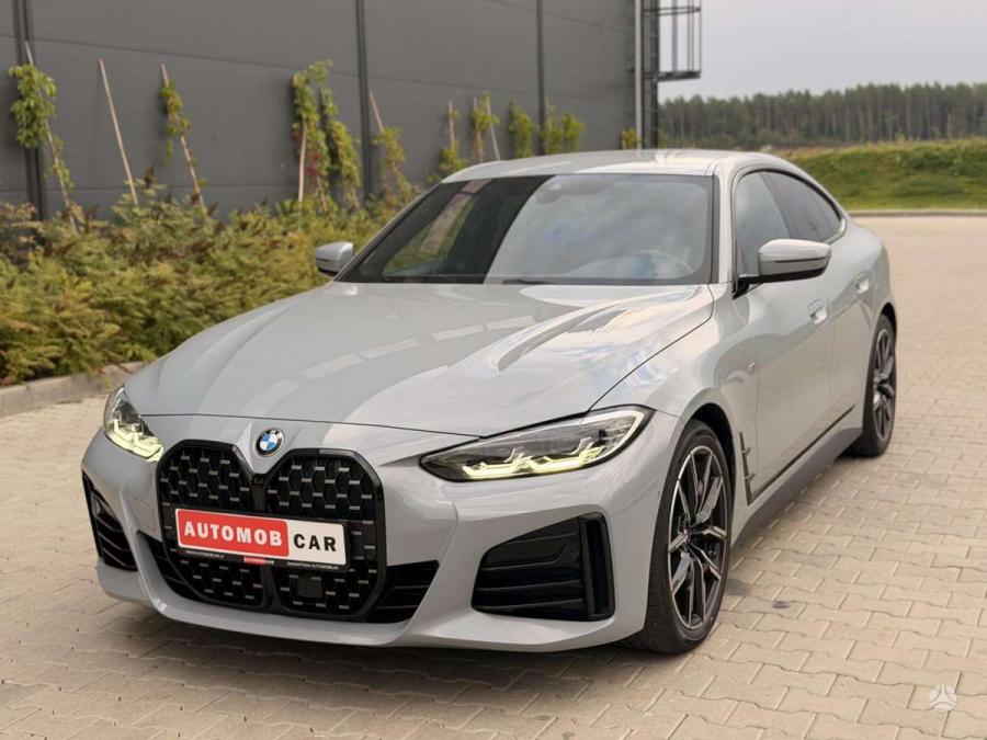 Grey BMW 420 Gran Coupe 2022 in Vilnius, with an engine capacity of 2.00 L and mileage of 61 thousand km for 39500 €, photo 1 on AUTOMOTO.COM.LV