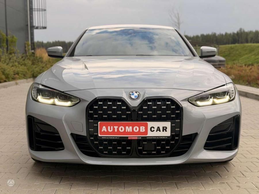 Grey BMW 420 Gran Coupe 2022 in Vilnius, with an engine capacity of 2.00 L and mileage of 61 thousand km for 39500 €, photo 3 on AUTOMOTO.COM.LV