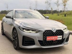 Grey BMW 420 Gran Coupe 2022 in Vilnius, with an engine capacity of 2.00 L and mileage of 61 thousand km for 39500 €, photo 4 on AUTOMOTO.COM.LV