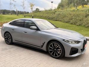 Grey BMW 420 Gran Coupe 2022 in Vilnius, with an engine capacity of 2.00 L and mileage of 61 thousand km for 39500 €, photo 5 on AUTOMOTO.COM.LV