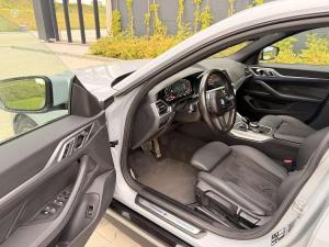 Grey BMW 420 Gran Coupe 2022 in Vilnius, with an engine capacity of 2.00 L and mileage of 61 thousand km for 39500 €, photo 15 on AUTOMOTO.COM.LV