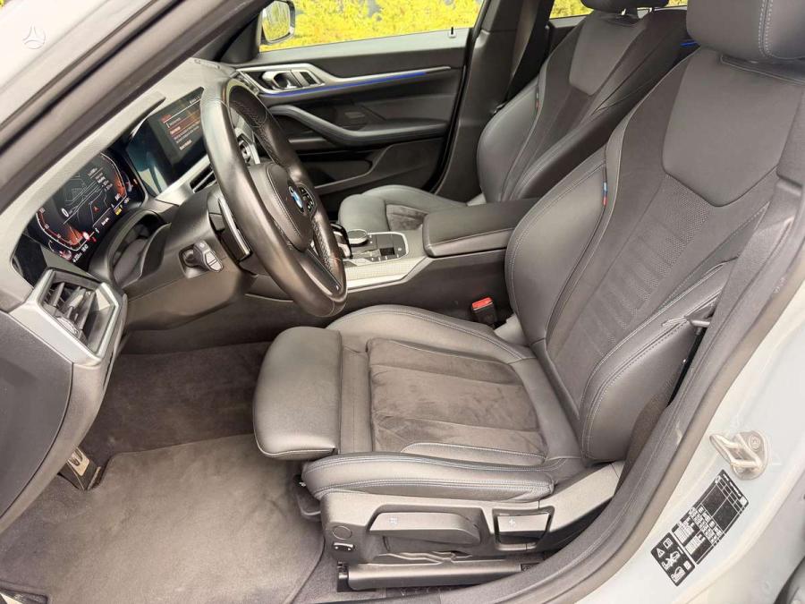 Grey BMW 420 Gran Coupe 2022 in Vilnius, with an engine capacity of 2.00 L and mileage of 61 thousand km for 39500 €, photo 17 on AUTOMOTO.COM.LV