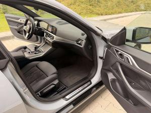 Grey BMW 420 Gran Coupe 2022 in Vilnius, with an engine capacity of 2.00 L and mileage of 61 thousand km for 39500 €, photo 27 on AUTOMOTO.COM.LV