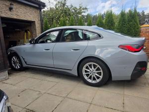 Grey BMW 420 Gran Coupe 2022 in Vilnius, with an engine capacity of 2.00 L and mileage of 90 thousand km for 21900 €, photo  on AUTOMOTO.COM.LV