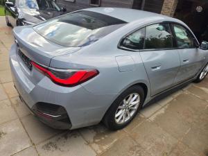 Grey BMW 420 Gran Coupe 2022 in Vilnius, with an engine capacity of 2.00 L and mileage of 90 thousand km for 21900 €, photo 4 on AUTOMOTO.COM.LV