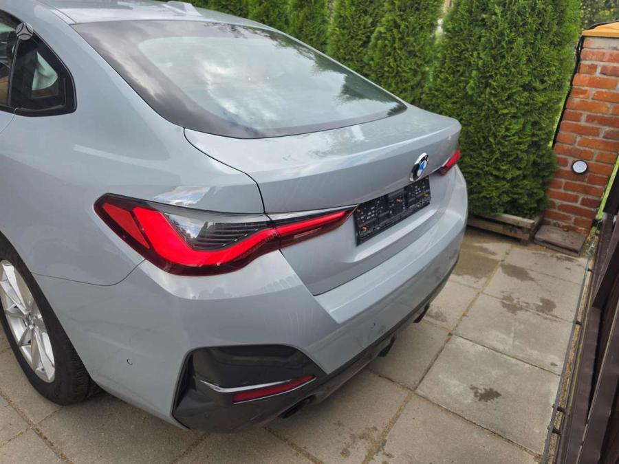 Grey BMW 420 Gran Coupe 2022 in Vilnius, with an engine capacity of 2.00 L and mileage of 90 thousand km for 21900 €, photo 15 on AUTOMOTO.COM.LV