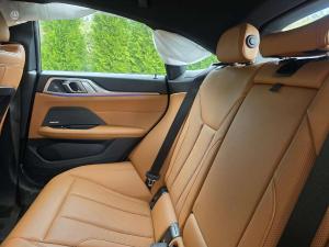 Grey BMW 420 Gran Coupe 2022 in Vilnius, with an engine capacity of 2.00 L and mileage of 90 thousand km for 21900 €, photo 17 on AUTOMOTO.COM.LV