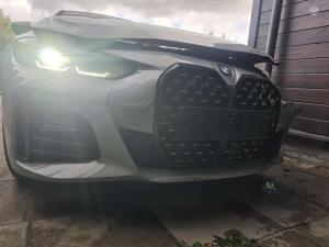 Grey BMW 420 Gran Coupe 2022 in Vilnius, with an engine capacity of 2.00 L and mileage of 90 thousand km for 21900 €, photo 18 on AUTOMOTO.COM.LV
