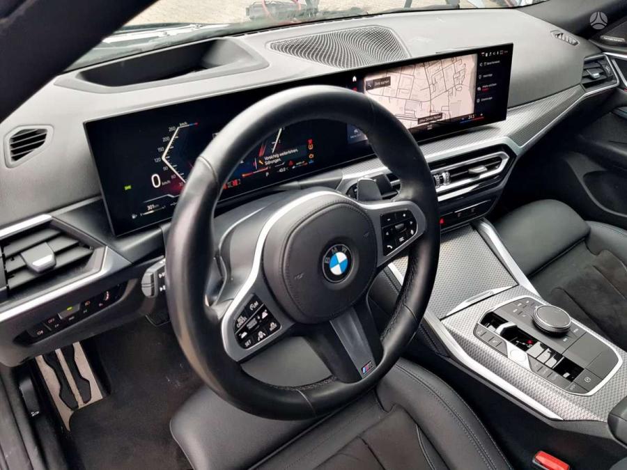 Grey BMW 420 Gran Coupe 2023 in Panevezys, with an engine capacity of 2.00 L and mileage of 80 thousand km for 25000 €, photo 17 on AUTOMOTO.COM.LV