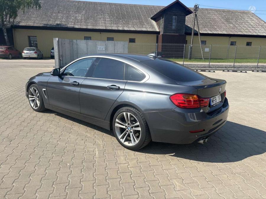 Pelēks BMW 420 Gran Coupe 2015 Kauņa, ar dzinēja tilpumu 2.00 L un nobraukumu 183 tūkst. km par 15900 €, foto 7 vietnē AUTOMOTO.COM.LV