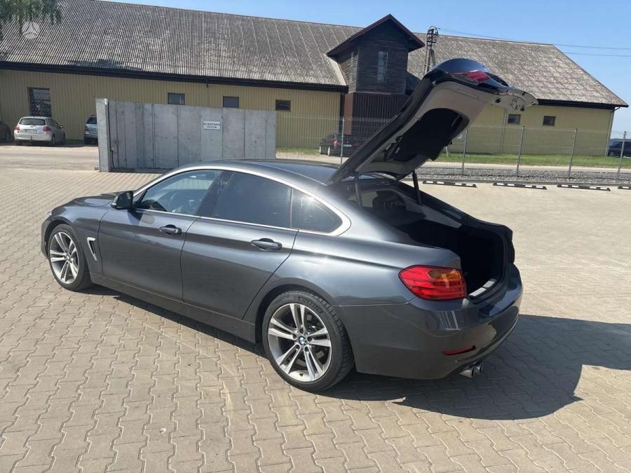 Pelēks BMW 420 Gran Coupe 2015 Kauņa, ar dzinēja tilpumu 2.00 L un nobraukumu 183 tūkst. km par 15900 €, foto 9 vietnē AUTOMOTO.COM.LV