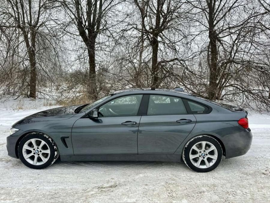 Grey BMW 420 Gran Coupe 2016 in Siauliai, with an engine capacity of 2.00 L and mileage of 245 thousand km for 9850 €, photo 5 on AUTOMOTO.COM.LV