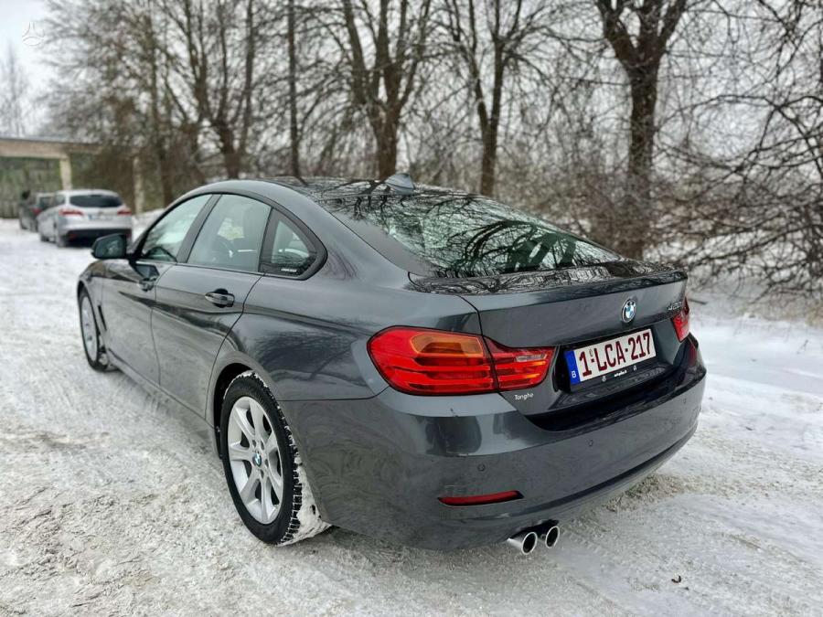 Grey BMW 420 Gran Coupe 2016 in Siauliai, with an engine capacity of 2.00 L and mileage of 245 thousand km for 9850 €, photo 7 on AUTOMOTO.COM.LV