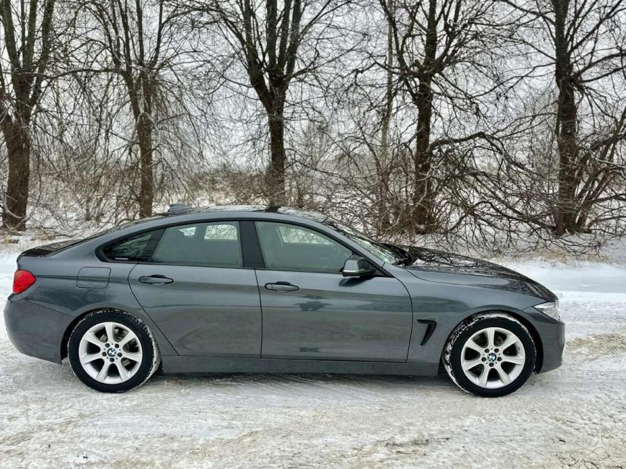 Grey BMW 420 Gran Coupe 2016 in Siauliai, with an engine capacity of 2.00 L and mileage of 245 thousand km for 9850 €, photo 11 on AUTOMOTO.COM.LV