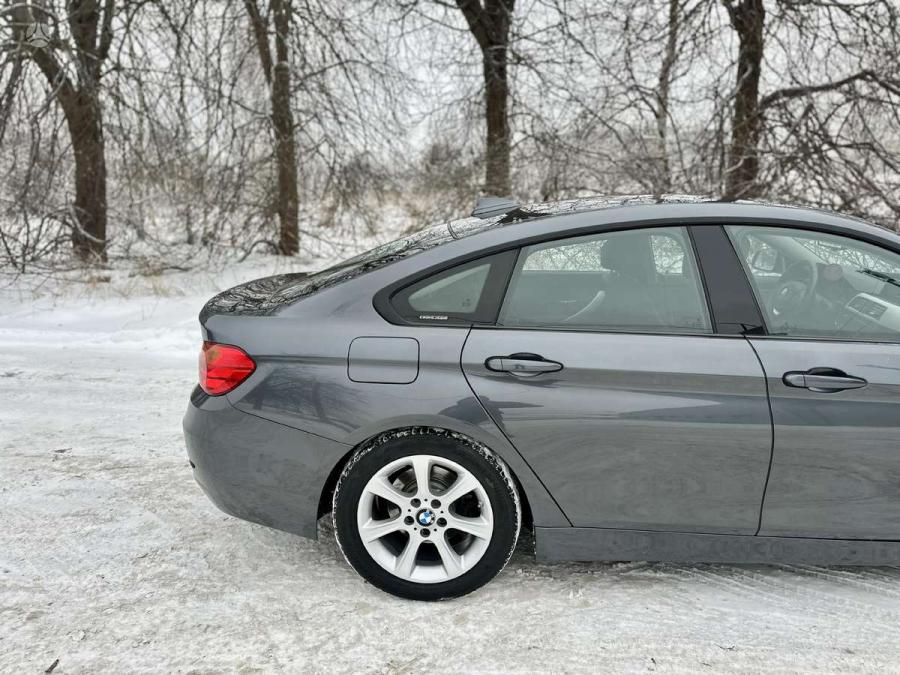 Grey BMW 420 Gran Coupe 2016 in Siauliai, with an engine capacity of 2.00 L and mileage of 245 thousand km for 9850 €, photo 12 on AUTOMOTO.COM.LV