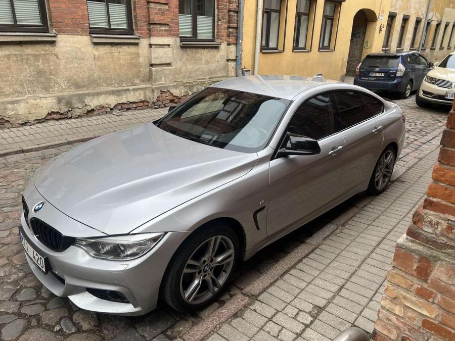 Pelēks BMW 420 Gran Coupe 2016 Kauņa, ar dzinēja tilpumu 2.00 L un nobraukumu 210 tūkst. km par 16899 €, foto 6 vietnē AUTOMOTO.COM.LV