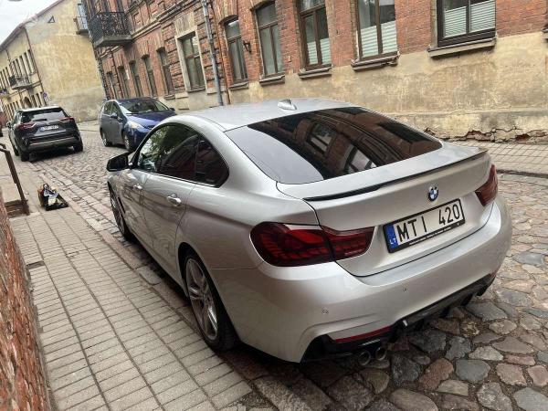 Pelēks BMW 420 Gran Coupe 2016 Kauņa, ar dzinēja tilpumu 2.00 L un nobraukumu 210 tūkst. km par 16899 €, foto 6 vietnē AUTOMOTO.COM.LV