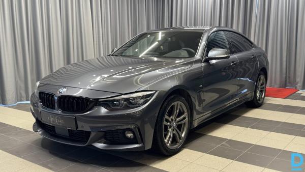 Pelēks BMW 420 Gran Coupe 2017 Mārupe, ar dzinēja tilpumu 2.00 L un nobraukumu 202 tūkst. km par 18490 €, foto 1 vietnē AUTOMOTO.COM.LV