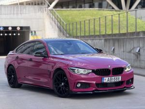 Red BMW 420 Gran Coupe 2018 in Vilnius, with an engine capacity of 2.00 L and mileage of 260 thousand km for 18500 €, photo 6 on AUTOMOTO.COM.LV