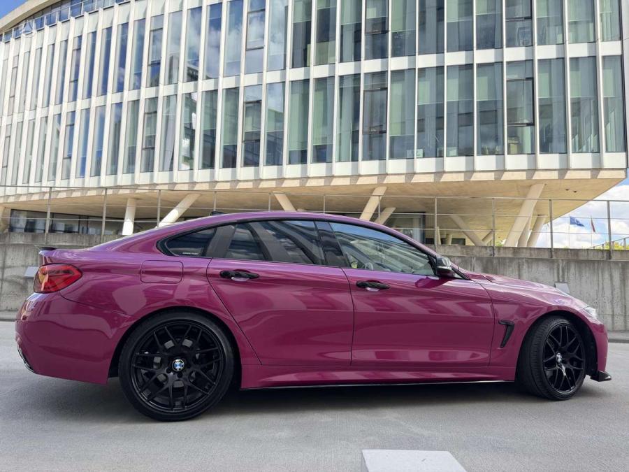 Red BMW 420 Gran Coupe 2018 in Vilnius, with an engine capacity of 2.00 L and mileage of 260 thousand km for 18500 €, photo 7 on AUTOMOTO.COM.LV