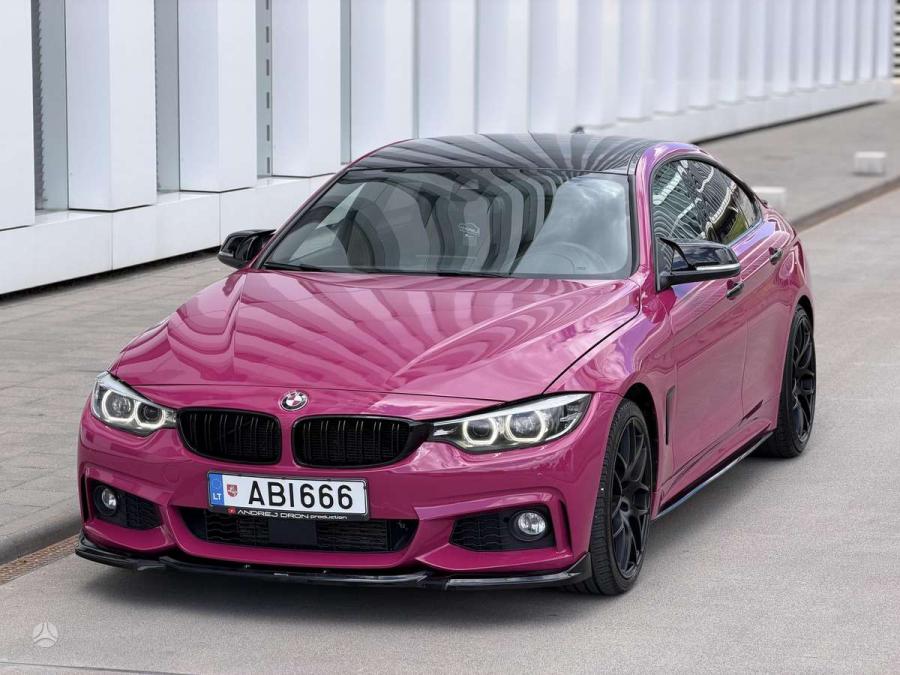 Red BMW 420 Gran Coupe 2018 in Vilnius, with an engine capacity of 2.00 L and mileage of 260 thousand km for 18500 €, photo 10 on AUTOMOTO.COM.LV