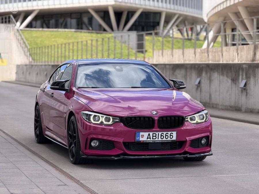 Red BMW 420 Gran Coupe 2018 in Vilnius, with an engine capacity of 2.00 L and mileage of 260 thousand km for 18500 €, photo 11 on AUTOMOTO.COM.LV