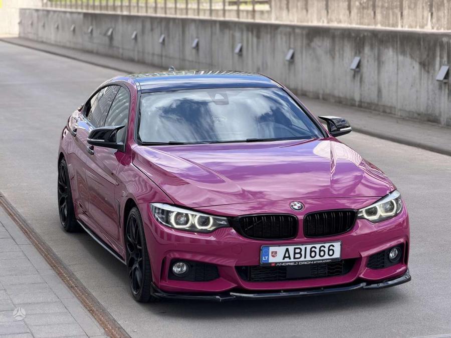 Red BMW 420 Gran Coupe 2018 in Vilnius, with an engine capacity of 2.00 L and mileage of 260 thousand km for 18500 €, photo 12 on AUTOMOTO.COM.LV
