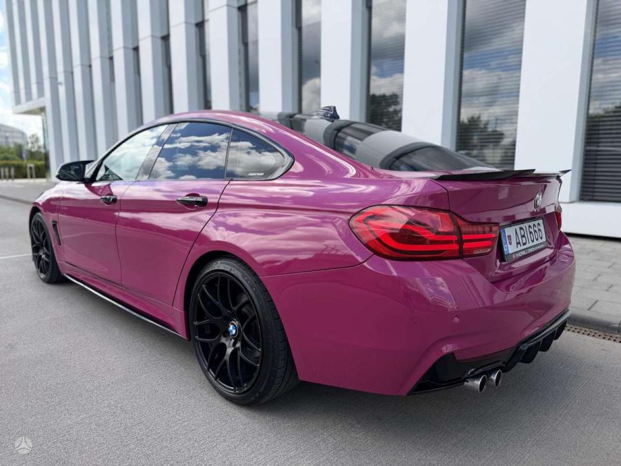 Red BMW 420 Gran Coupe 2018 in Vilnius, with an engine capacity of 2.00 L and mileage of 260 thousand km for 18500 €, photo 17 on AUTOMOTO.COM.LV