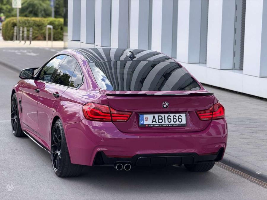 Red BMW 420 Gran Coupe 2018 in Vilnius, with an engine capacity of 2.00 L and mileage of 260 thousand km for 18500 €, photo 19 on AUTOMOTO.COM.LV