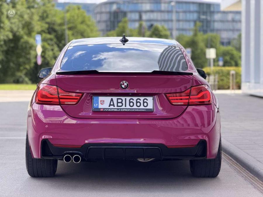 Red BMW 420 Gran Coupe 2018 in Vilnius, with an engine capacity of 2.00 L and mileage of 260 thousand km for 18500 €, photo 20 on AUTOMOTO.COM.LV