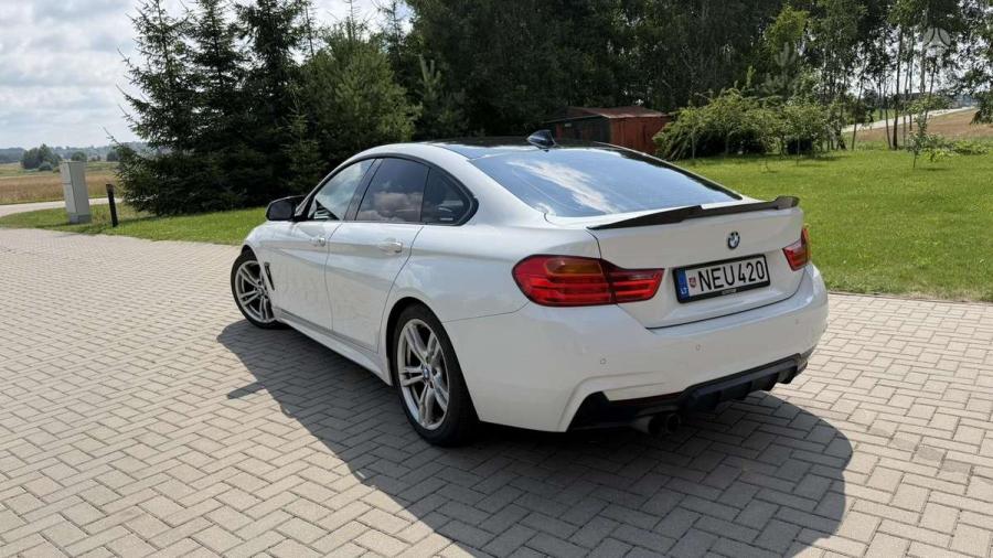 Белый БМВ 420 Gran Coupe 2014 в Электренай, объемом двигателя 2.00 л и пробегом 189 тыс. км за 16300 €, фото 6 на AUTOMOTO.COM.LV