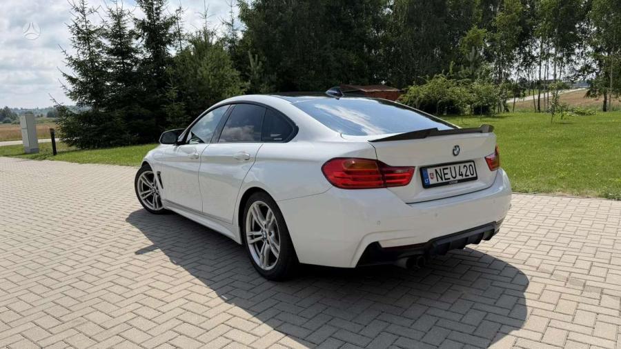 Белый БМВ 420 Gran Coupe 2014 в Электренай, объемом двигателя 2.00 л и пробегом 189 тыс. км за 16300 €, фото 15 на AUTOMOTO.COM.LV