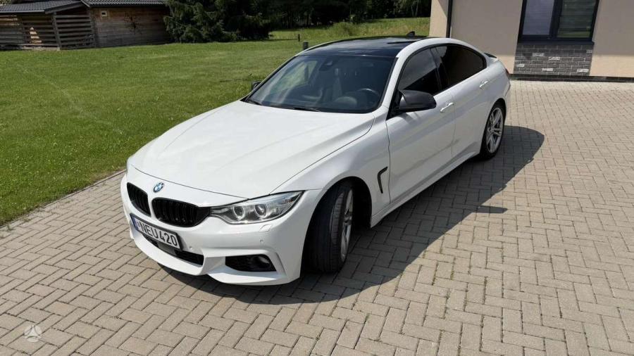 Белый БМВ 420 Gran Coupe 2014 в Электренай, объемом двигателя 2.00 л и пробегом 189 тыс. км за 16300 €, фото 20 на AUTOMOTO.COM.LV