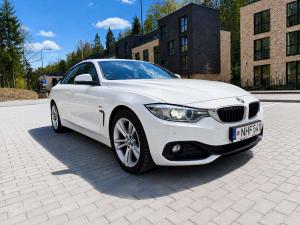White BMW 420 Gran Coupe 2014 in Vilnius, with an engine capacity of 2.00 L and mileage of 265 thousand km for 11700 €, photo 5 on AUTOMOTO.COM.LV