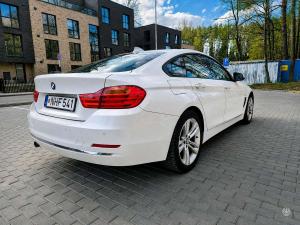 White BMW 420 Gran Coupe 2014 in Vilnius, with an engine capacity of 2.00 L and mileage of 265 thousand km for 11700 €, photo 7 on AUTOMOTO.COM.LV