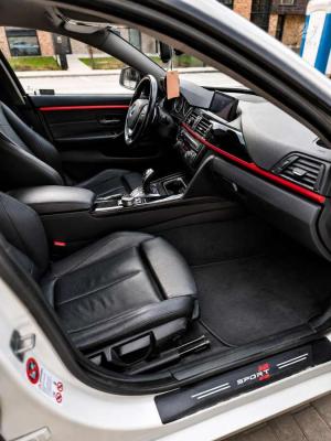 White BMW 420 Gran Coupe 2014 in Vilnius, with an engine capacity of 2.00 L and mileage of 265 thousand km for 11700 €, photo 10 on AUTOMOTO.COM.LV